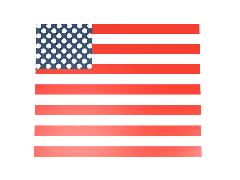 Lego Moc Usa Flag By The Mocmaker Rebrickable Build With Lego