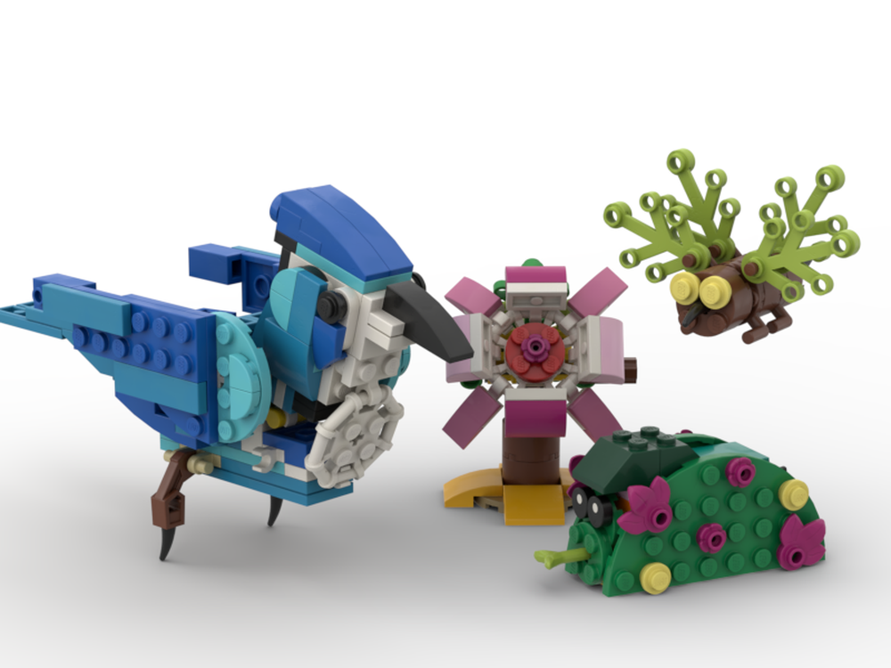 LEGO MOC Blue jay & friends - 31136 alternate by jael137 | Rebrickable ...