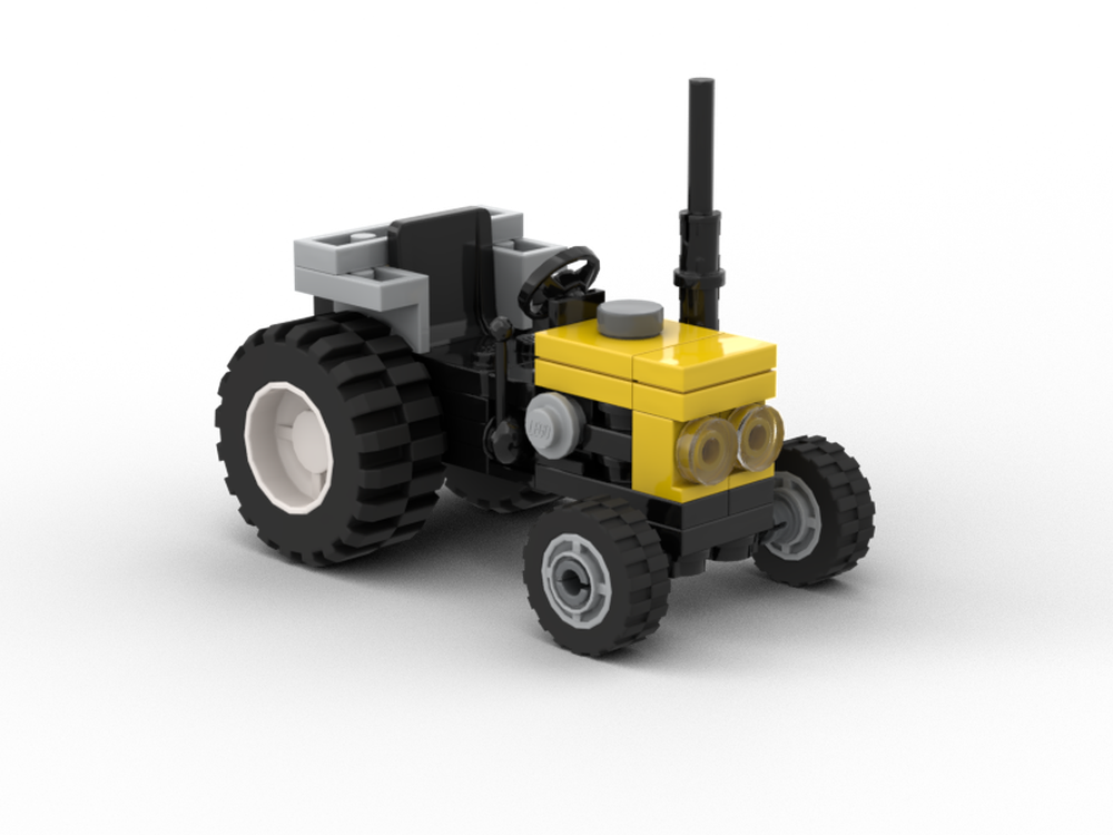 LEGO MOC small tractor by brickshrimp | Rebrickable - Build with LEGO