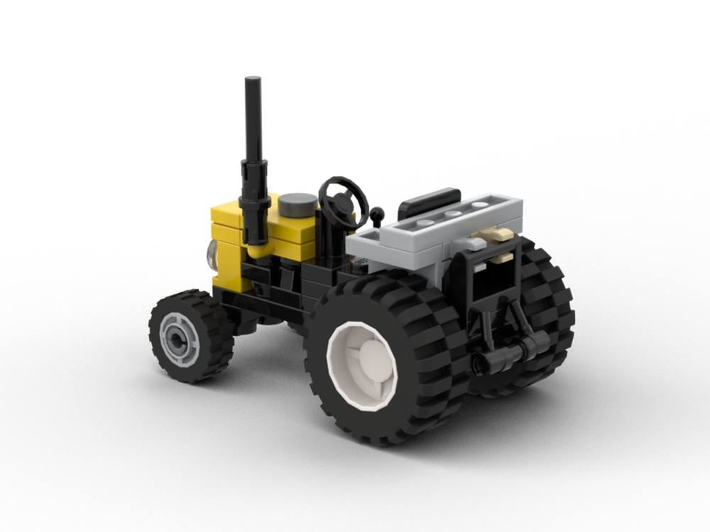 LEGO MOC small tractor by brickshrimp | Rebrickable - Build with LEGO