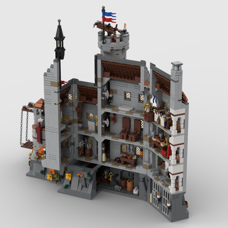 LEGO MOC Black Knights - Dragon Slayers' Castle by MidiBricks ...