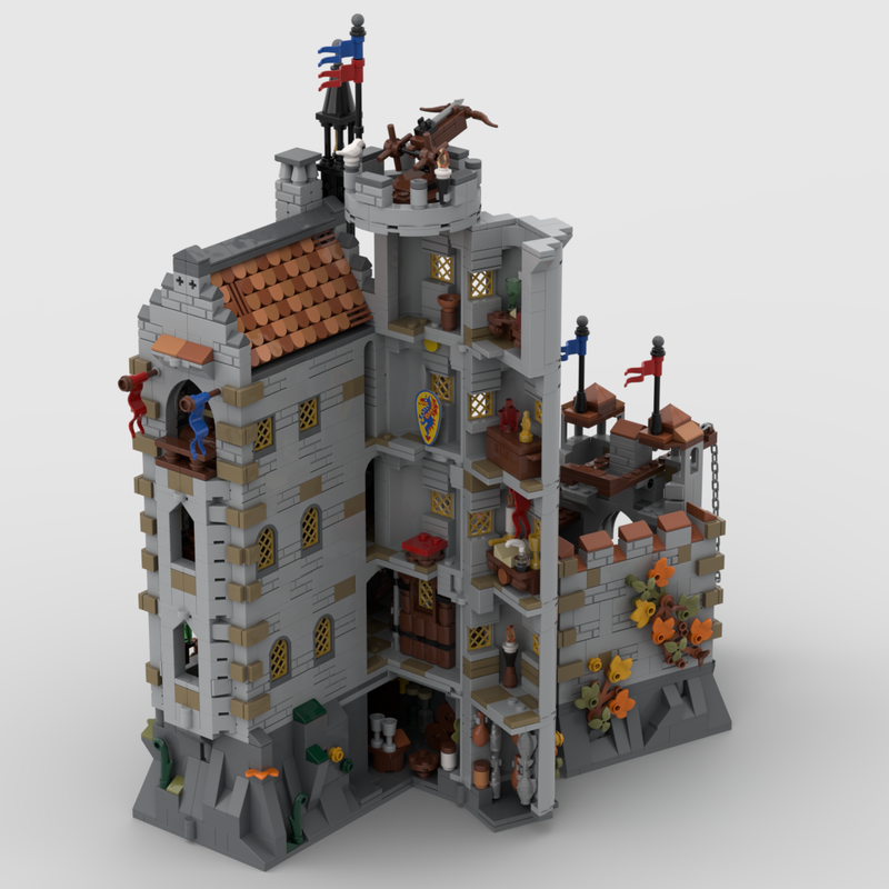 LEGO MOC Black Knights - Dragon Slayers' Castle by MidiBricks ...