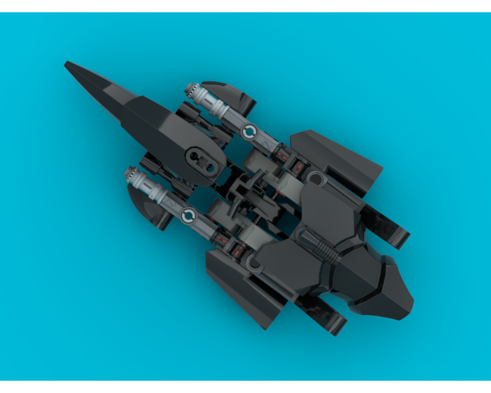 Lego Moc Raven Interceptor By Kredy Rebrickable Build With Lego