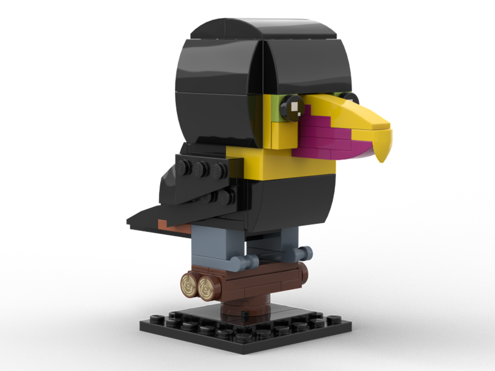 LEGO MOC Yellow Throated Toucan (Chestnut Mandibled): Birdheadz by ...
