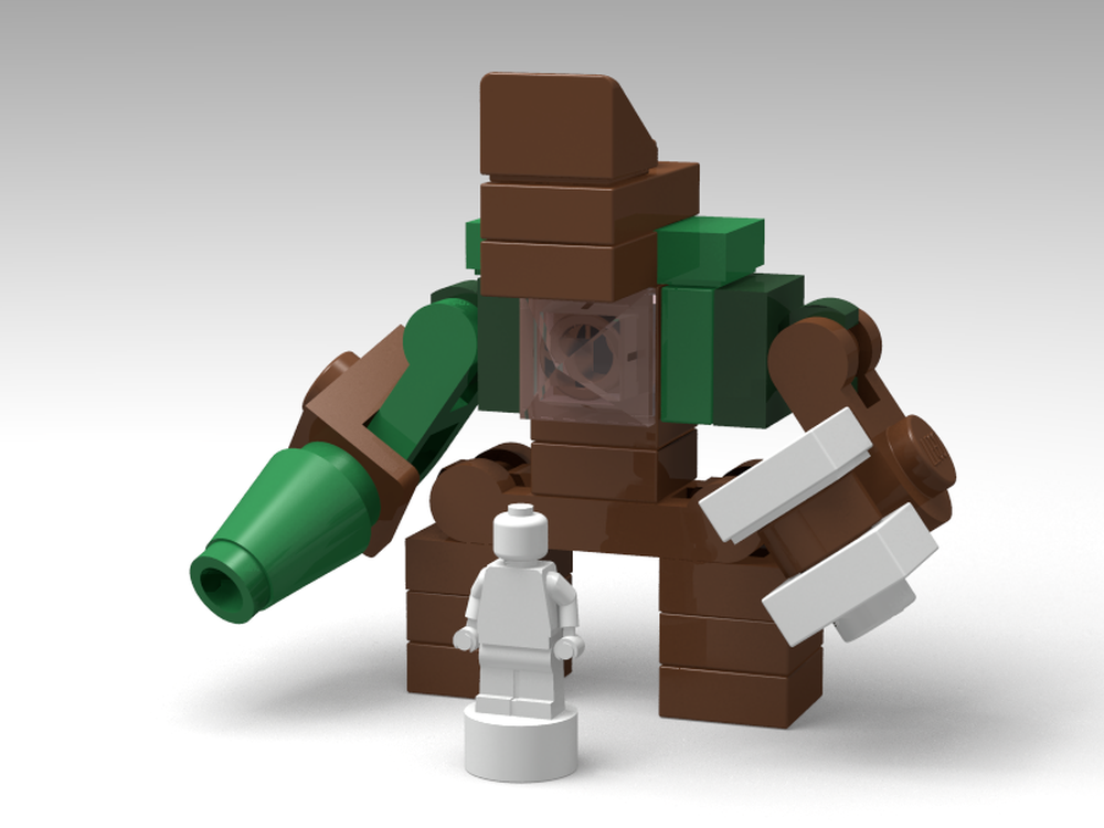 Lego Moc Jungle Abomination Nano Fig Scale By Liams Lil Workbench