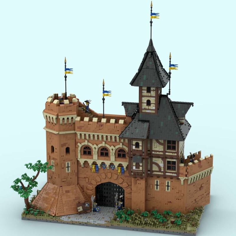 LEGO MOC City Gates by BennoBas | Rebrickable - Build with LEGO