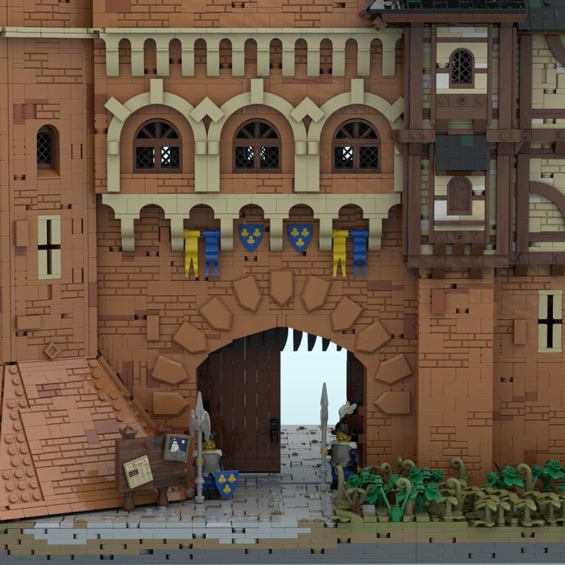 LEGO MOC City Gates by BennoBas | Rebrickable - Build with LEGO
