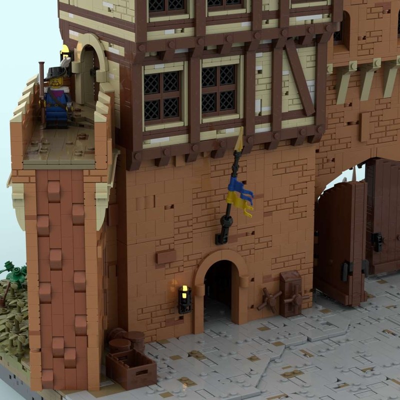 LEGO MOC City Gates by BennoBas | Rebrickable - Build with LEGO