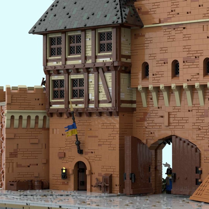 LEGO MOC City Gates by BennoBas | Rebrickable - Build with LEGO