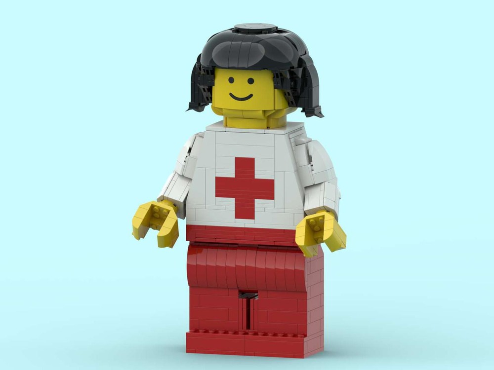 LEGO MOC Up-Scaled Medic by Stork | Rebrickable - Build with LEGO