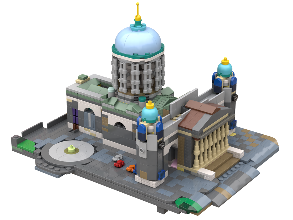 Lego Moc Bazilikaesztergom By Cvi Rebrickable Build With Lego