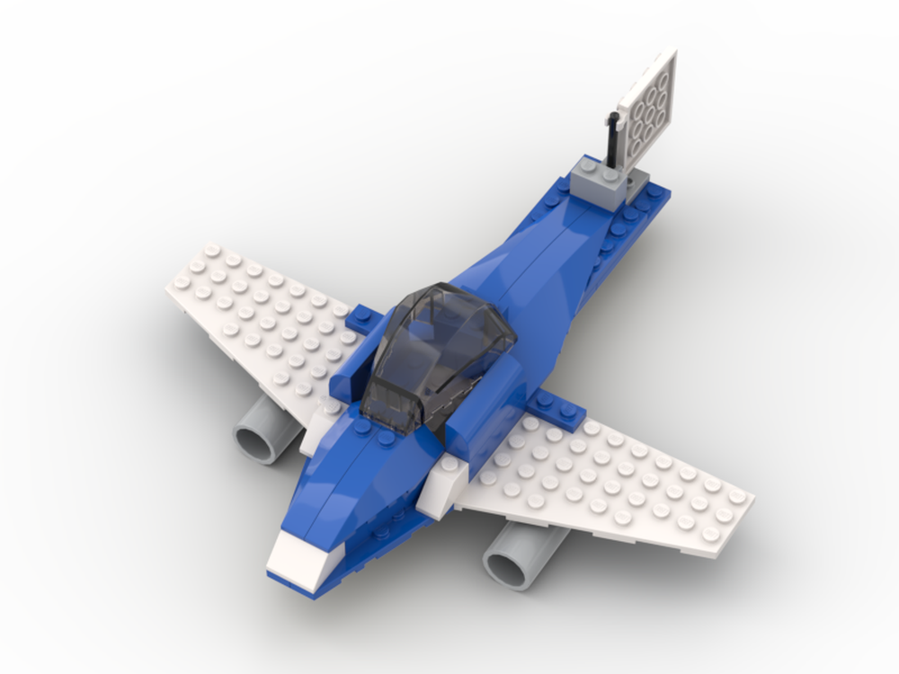 LEGO MOC jet by the platnium brick | Rebrickable - Build with LEGO
