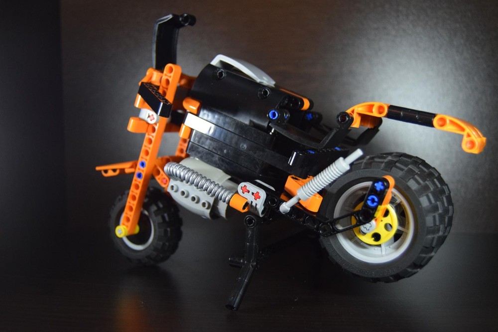 Lego Moc Muscle Bike By Stealther23 Rebrickable Build With Lego
