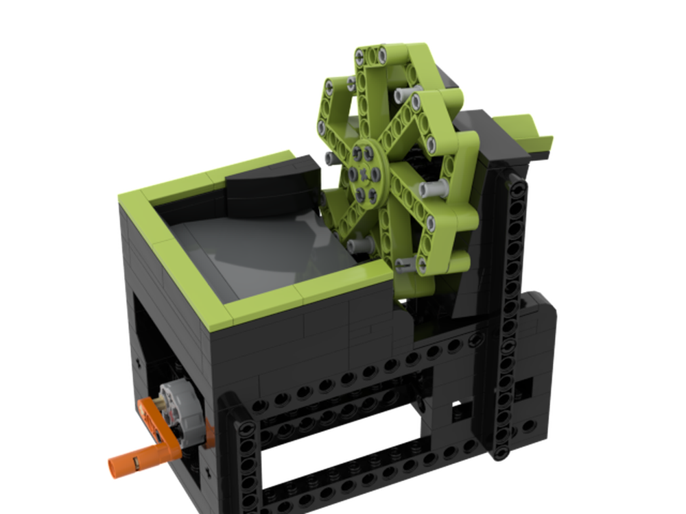 Lego Moc Small Wheel Gbc Module With Shared Power By Andybell Rebrickable Build With Lego