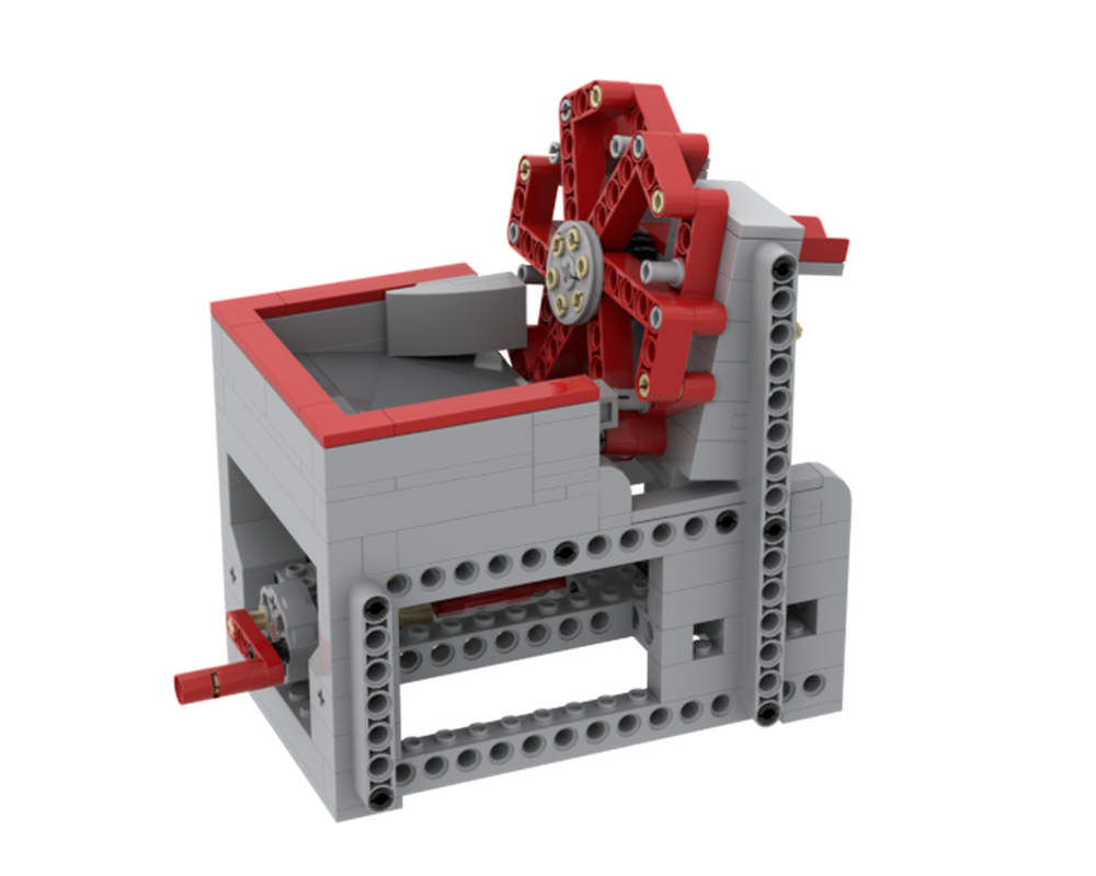 Lego Moc Small Wheel Gbc Module With Shared Power By Andybell