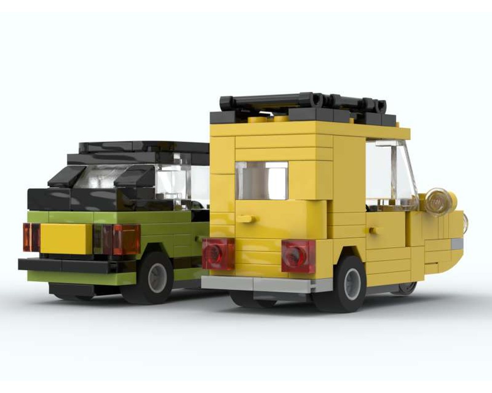 LEGO MOC Only Fools and Horses Reliant Regal and Ford Capri by ...