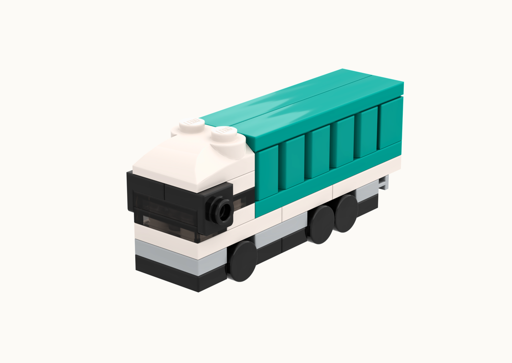 LEGO MOC Micro Rigid Truck by The Bobby Brix Channel | Rebrickable ...