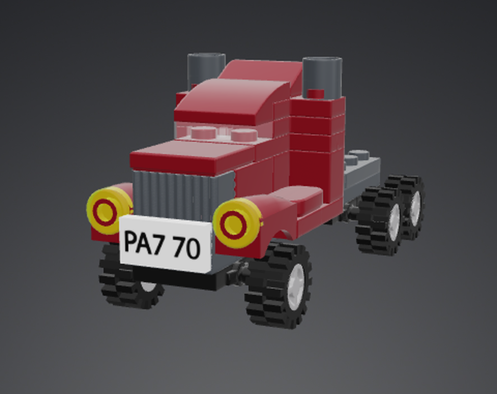 LEGO MOC Old fashioned semi by Lego_fan2 | Rebrickable - Build with LEGO