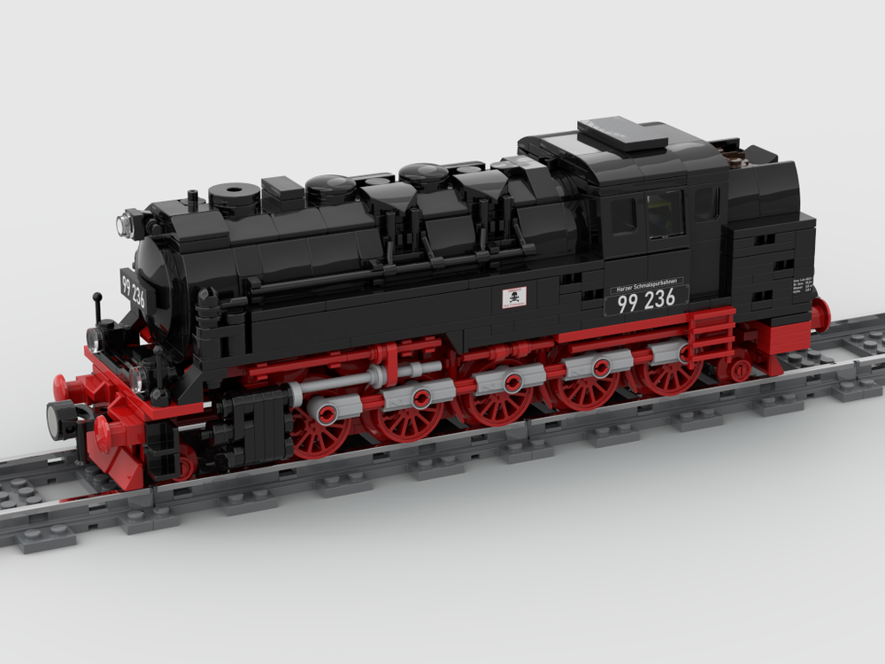 LEGO MOC Steam Engine BR99 of HSB (Harzer Schmalspurbahnen) by langemat ...