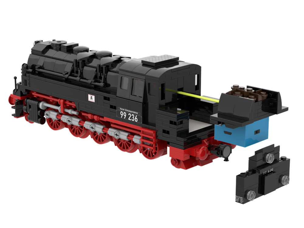 Lego Moc Steam Engine Br99 Of Hsb Harzer Schmalspurbahnen By Langemat