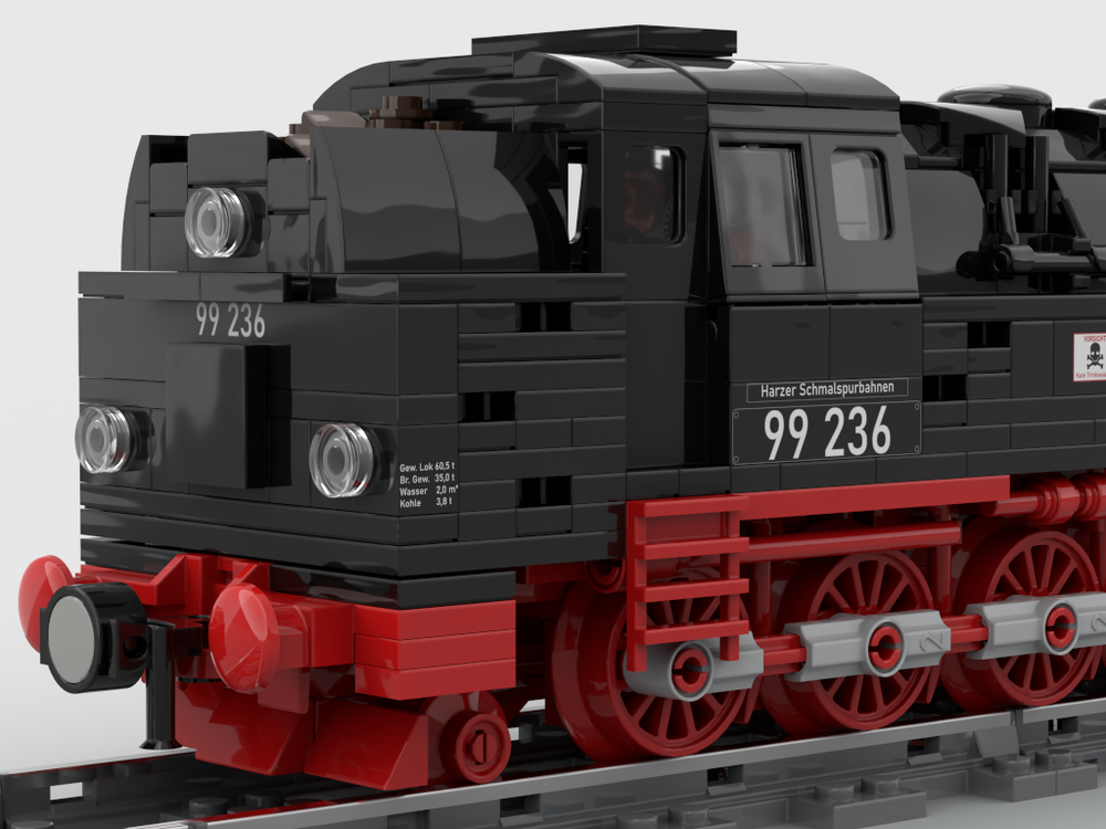 LEGO MOC Steam Engine BR99 of HSB (Harzer Schmalspurbahnen) by langemat ...