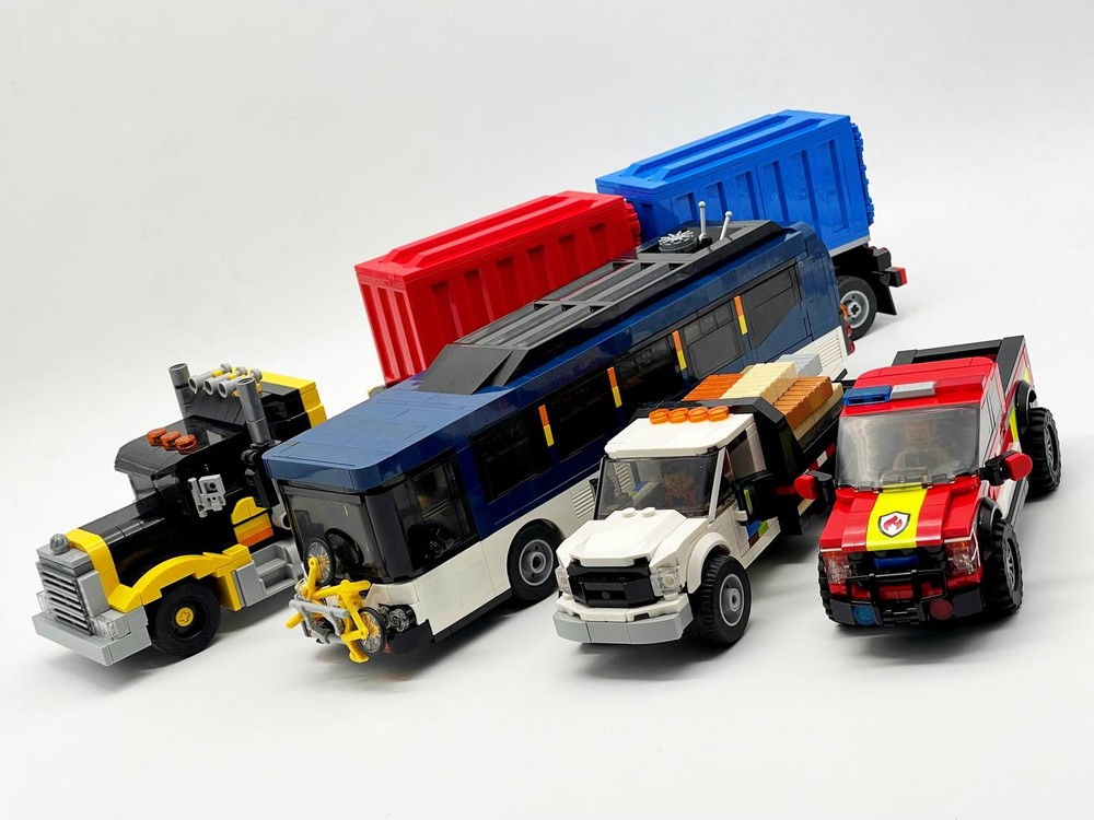 LEGO MOC Service Vehicle Pack #3 by IBrickedItUp | Rebrickable - Build ...