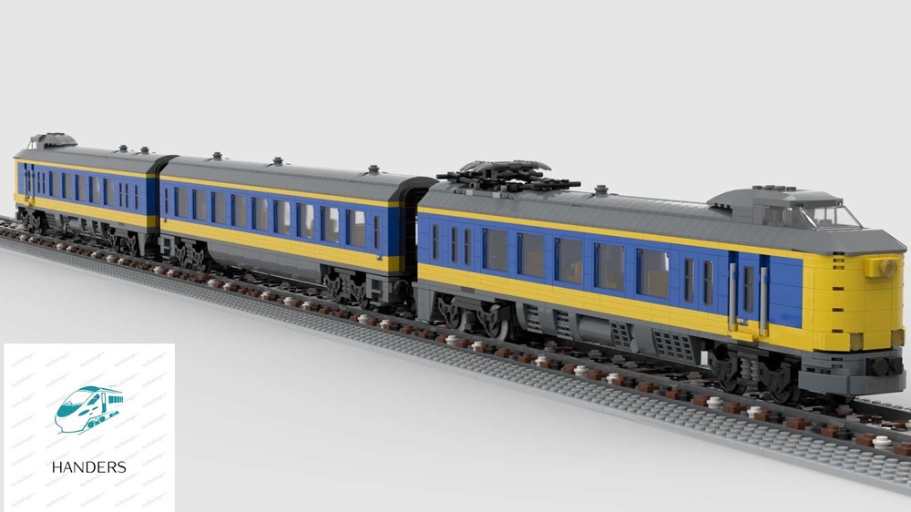 LEGO MOC Netherland IC/Regional Train by Handers | Rebrickable - Build ...