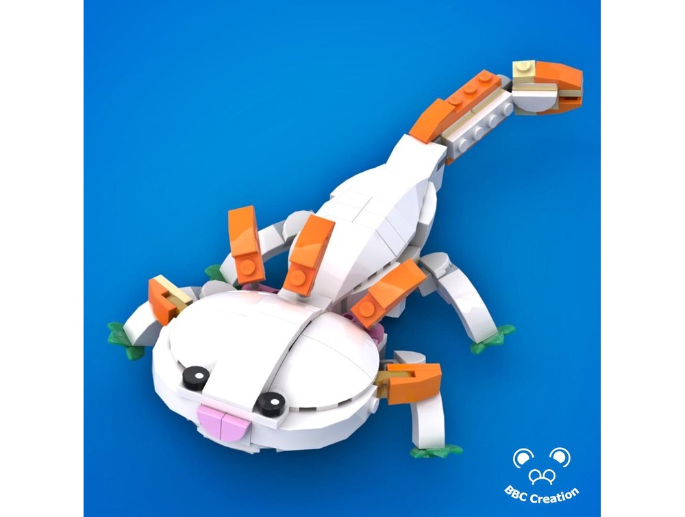 Lego Moc Axolotl By Bbchai Rebrickable Build With Lego