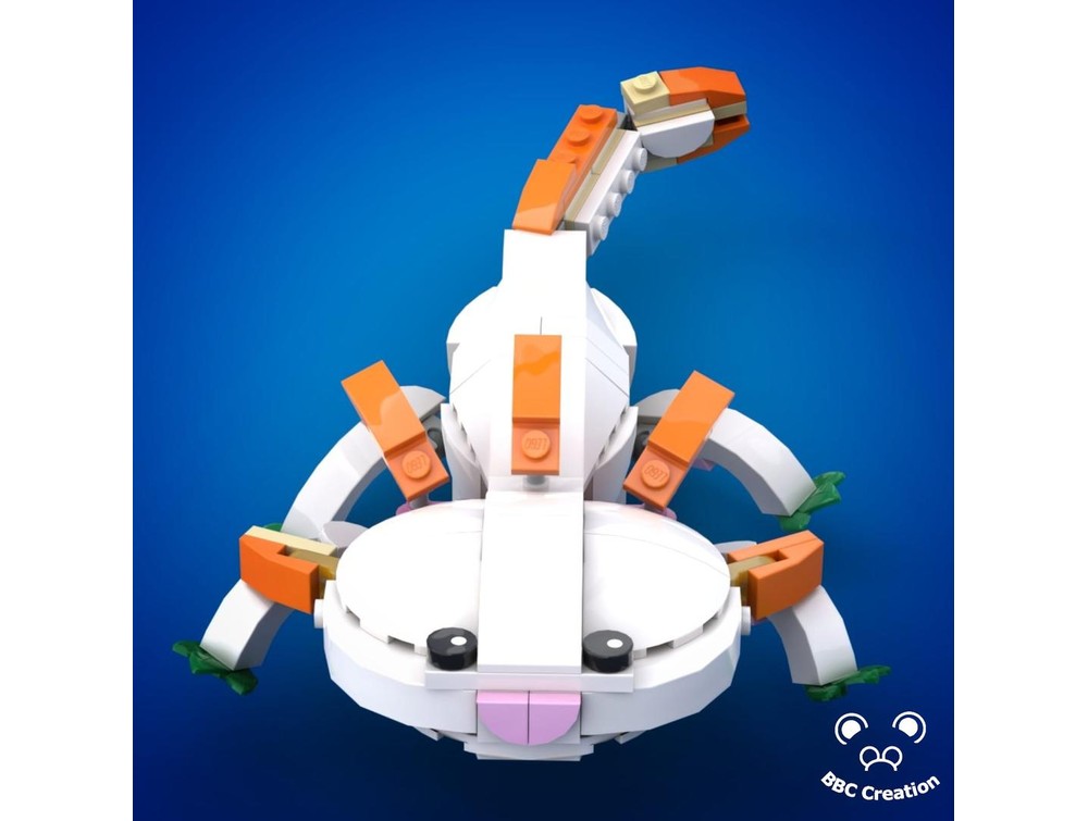 Lego Moc Axolotl By Bbchai Rebrickable Build With Lego
