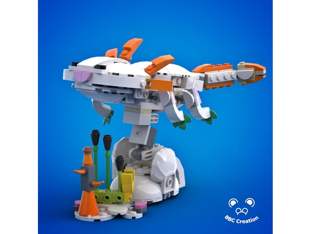 Lego Moc Axolotl By Bbchai Rebrickable Build With Lego