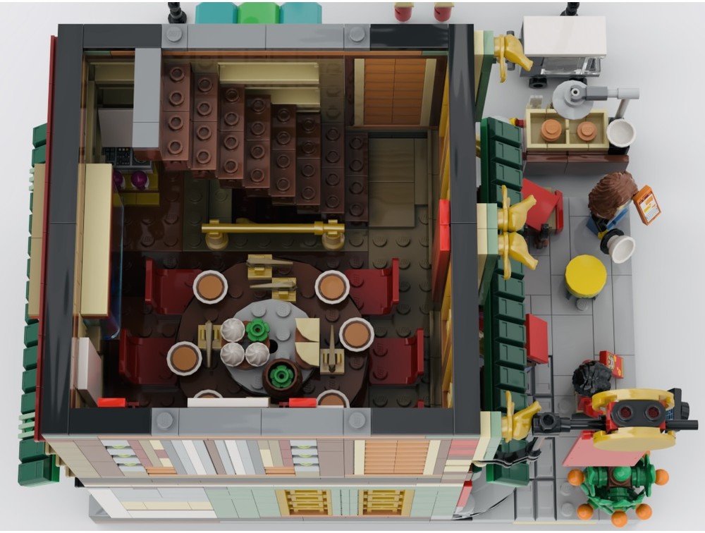 LEGO MOC Jade Restaurant by Brick Artisan | Rebrickable - Build with LEGO