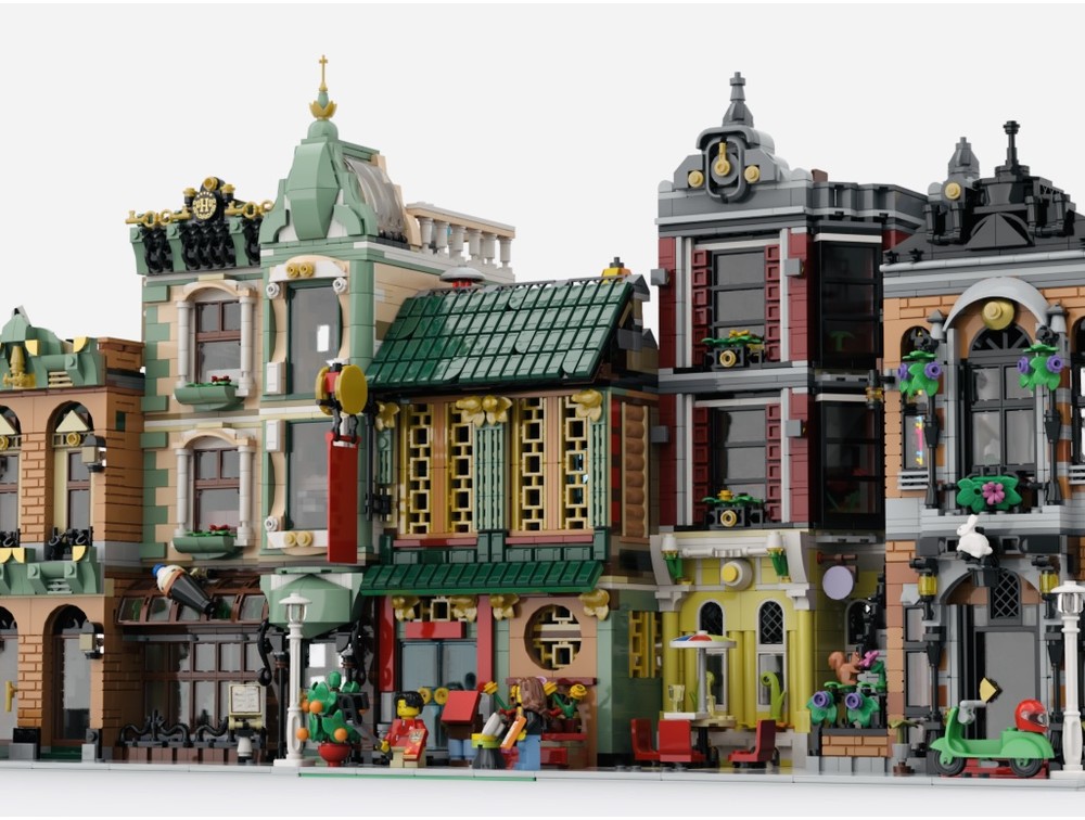 LEGO MOC-167470 Jade Restaurant by Brick Artisan | Rebrickable - Build ...