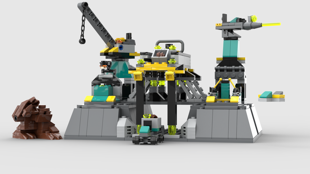 LEGO MOC Mini Rock Raiders - Rock Raiders HQ by robertvii | Rebrickable ...