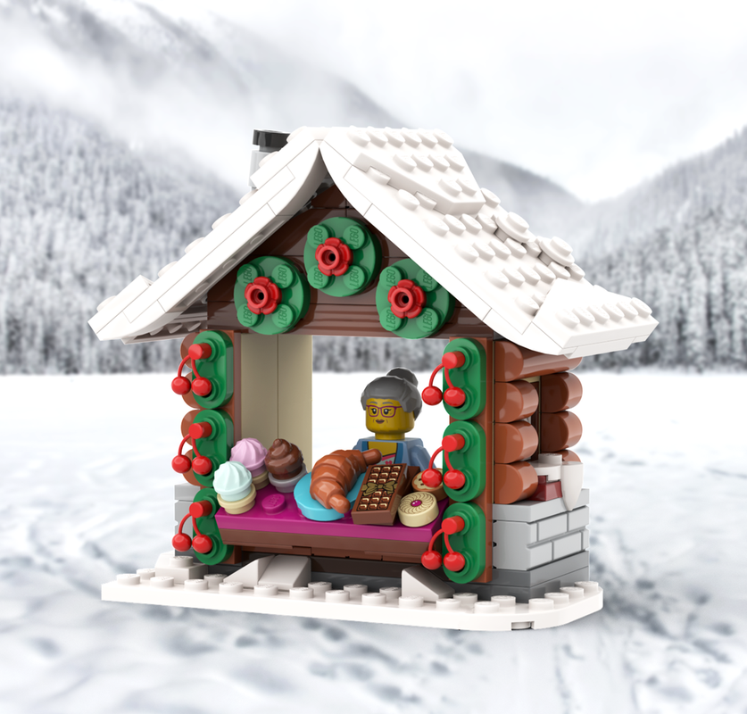 LEGO MOC Alpine Market - Sweet Stand by JD Bricks | Rebrickable - Build ...