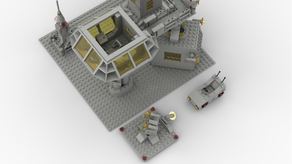 LEGO MOC PCS201 Classic Space Watchtower and Surveillance Base with ...