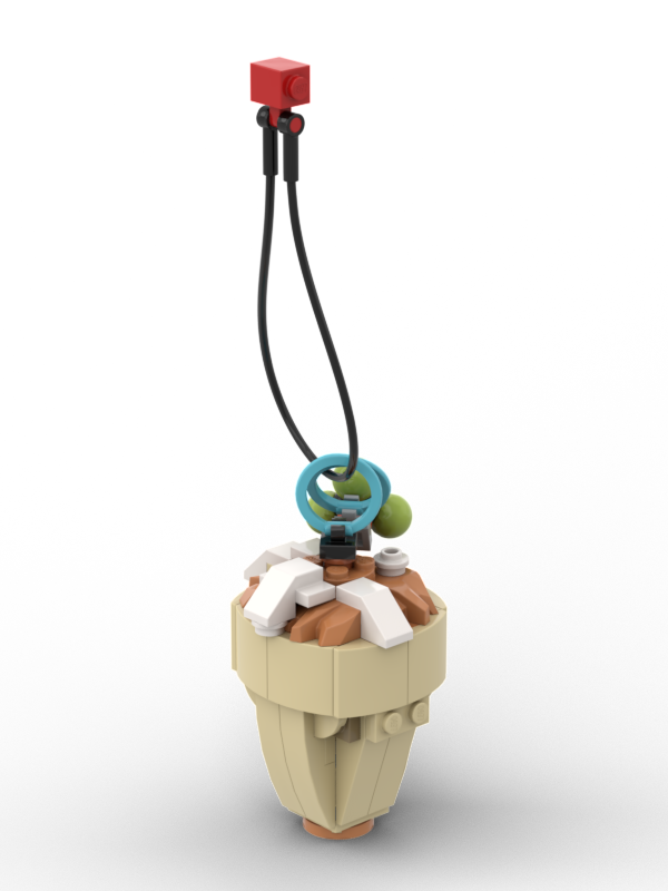 LEGO MOC 31137 Pine Cone Ornament by zengogobrick | Rebrickable - Build ...