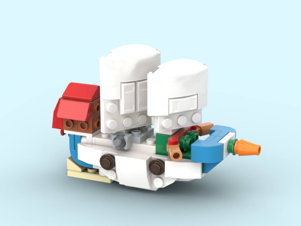 LEGO MOC Carrot Cannon Boat - 30645 by RoBrickin | Rebrickable - Build ...
