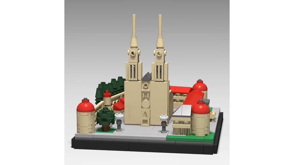 LEGO MOC Zagreb Cathedral and Kaptol Fortress by tralux21 | Rebrickable ...