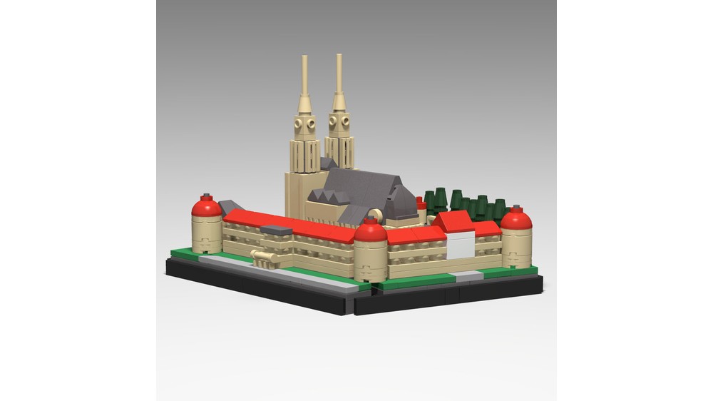LEGO MOC Zagreb Cathedral and Kaptol Fortress by tralux21 | Rebrickable ...