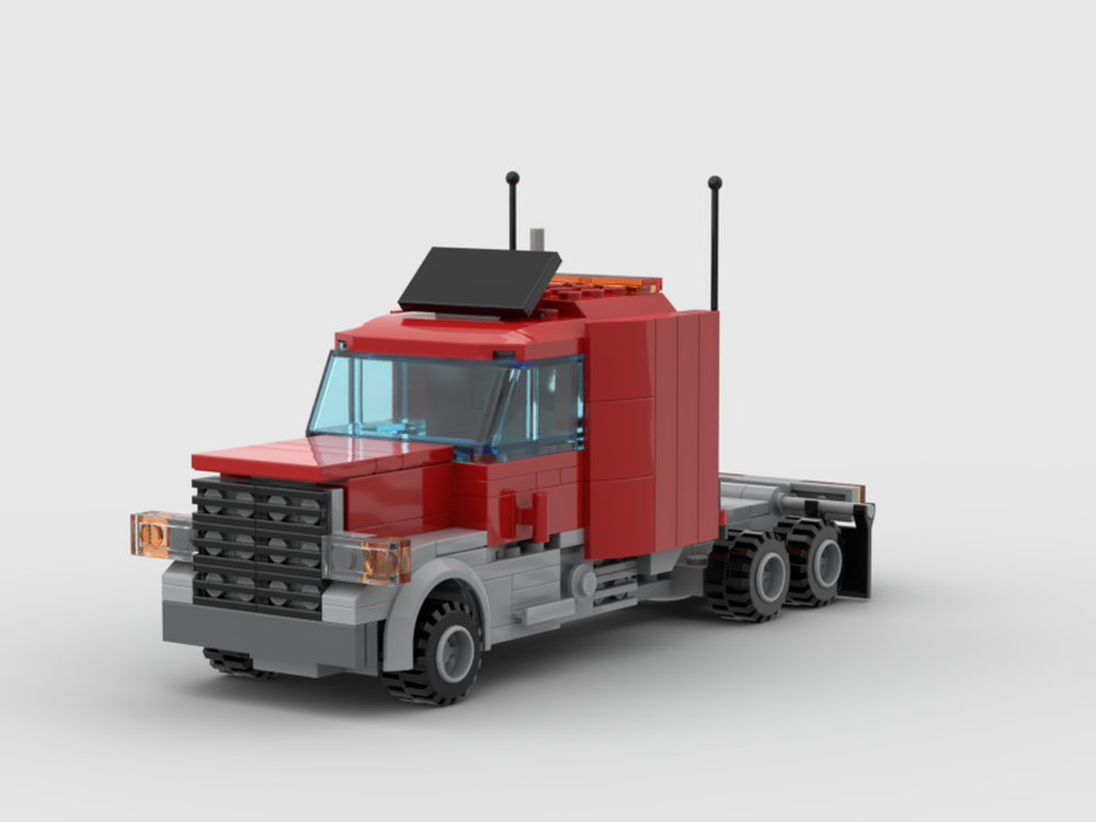 LEGO MOC City Scale Sleeper Semi Cab by LegoForBlockheads | Rebrickable ...