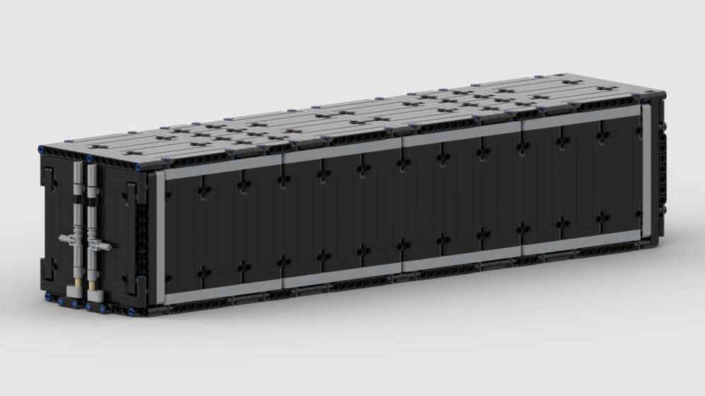 LEGO MOC 40ft Shipping container to compliment my Sliding Skeletal ...