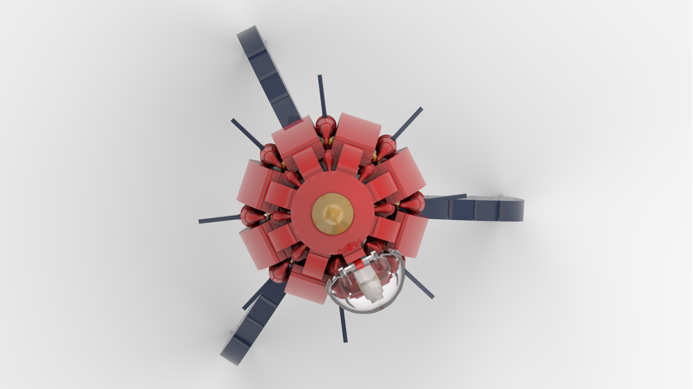 LEGO MOC Cartoonish_RedRocket by Arckadhor | Rebrickable - Build with LEGO