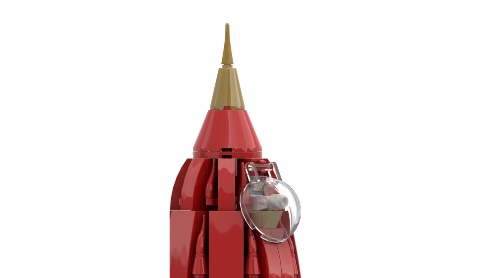 LEGO MOC Cartoonish_RedRocket by Arckadhor | Rebrickable - Build with LEGO