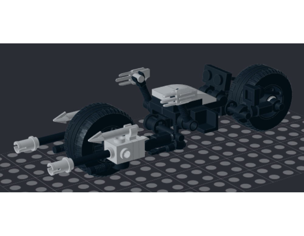 LEGO MOC Batpod from Dark Knight by Thebrickmaker84 | Rebrickable ...
