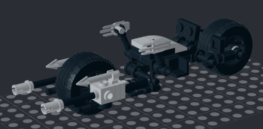 LEGO MOC Batpod from Dark Knight by Thebrickmaker84 | Rebrickable ...