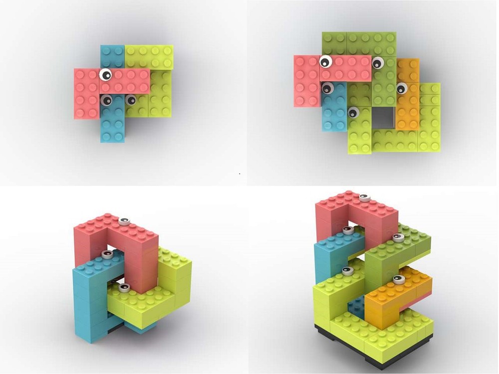 LEGO MOC Cinquefoil Knot by flerpdederp | Rebrickable - Build with LEGO