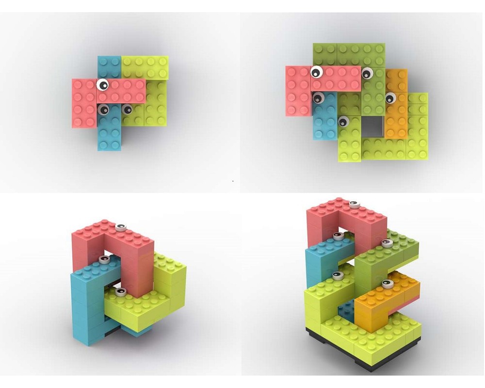 Lego Moc Cinquefoil Knot By Flerpdederp Rebrickable Build With Lego
