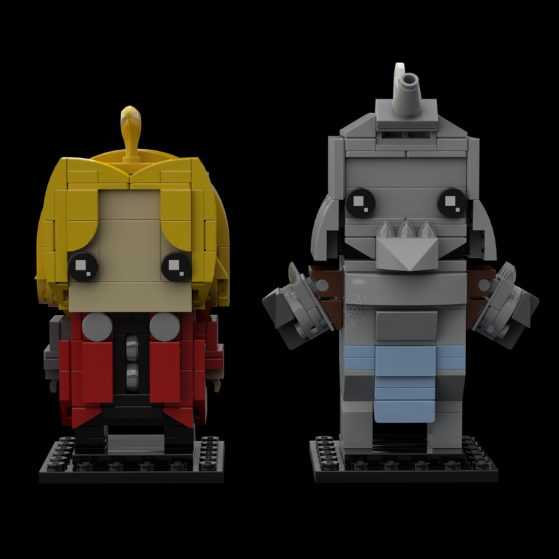 LEGO MOC Fullmetal Alchemist Brickheadz Bundle by BlueTorn ...