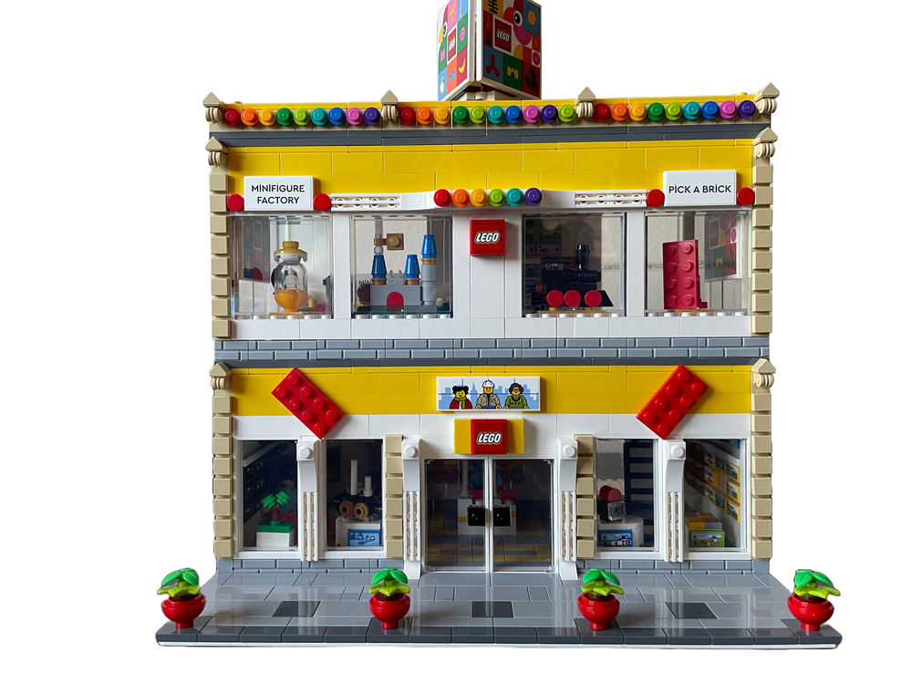 Lego Moc Lego Store Modular Alternate Build Of 3x40574 By Re Bricked