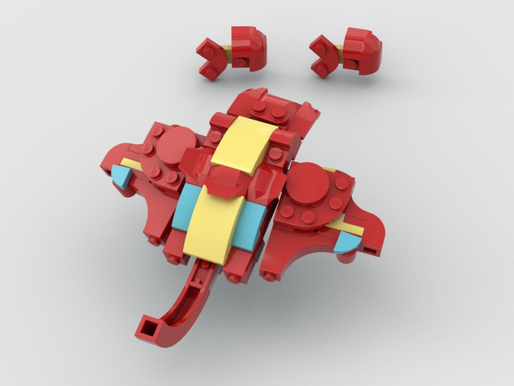 LEGO MOC 31145 manta ray by ddmdx1316 | Rebrickable - Build with LEGO